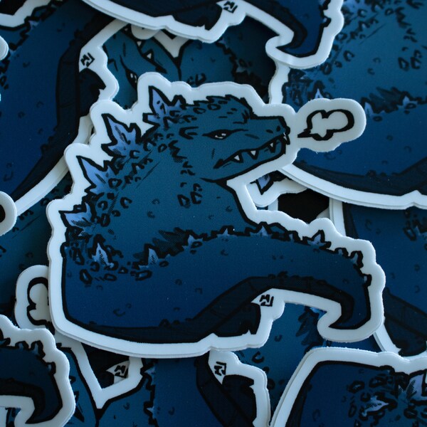 Godzilla Sticker - Etsy