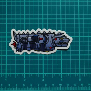 Mechagodzilla Vinyl Die-cut Sticker - Etsy