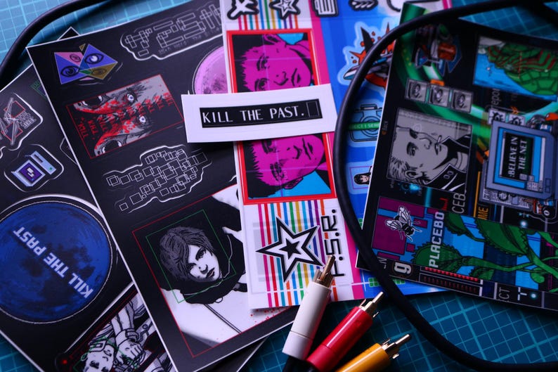 KILL THE PAST Mega Bundle - Silver Case/25th Ward/f.s.r. Vinyl Sticker ...