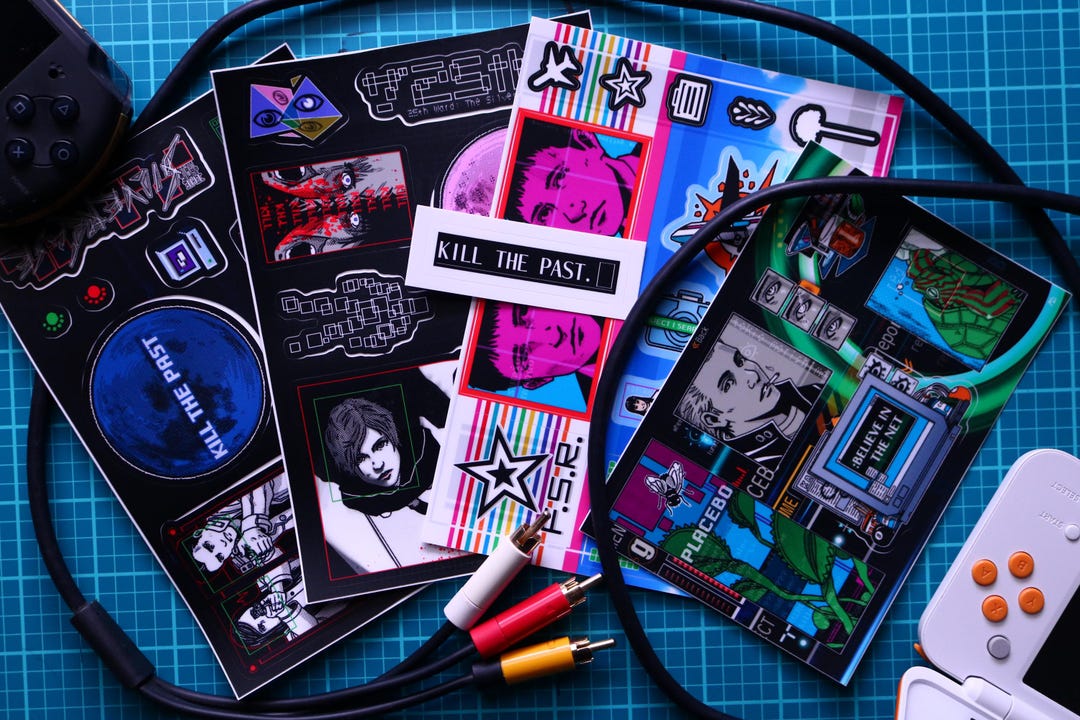 KILL THE PAST Mega Bundle - Silver Case/25th Ward/f.s.r. Vinyl Sticker ...