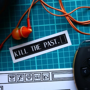 KILL THE PAST - the Silver Case/25th Ward Vinyl Rectangle Sticker - Etsy