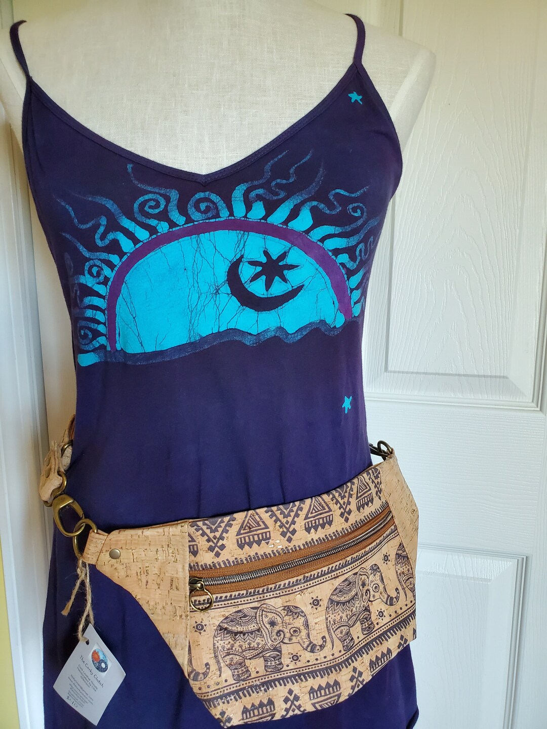 Cork Leather Fanny Pack, Belt Bag, Waist Bag, Bum Bag, Sling Bag, Fanny ...