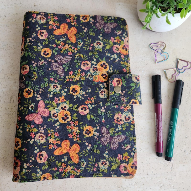 Purple Leather Journal B6 - Etsy