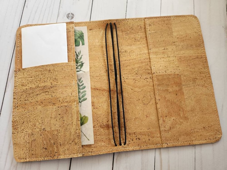 Lavender Floral Cork Travel Journal, Vegan Journal, Dot Grid Journal ...