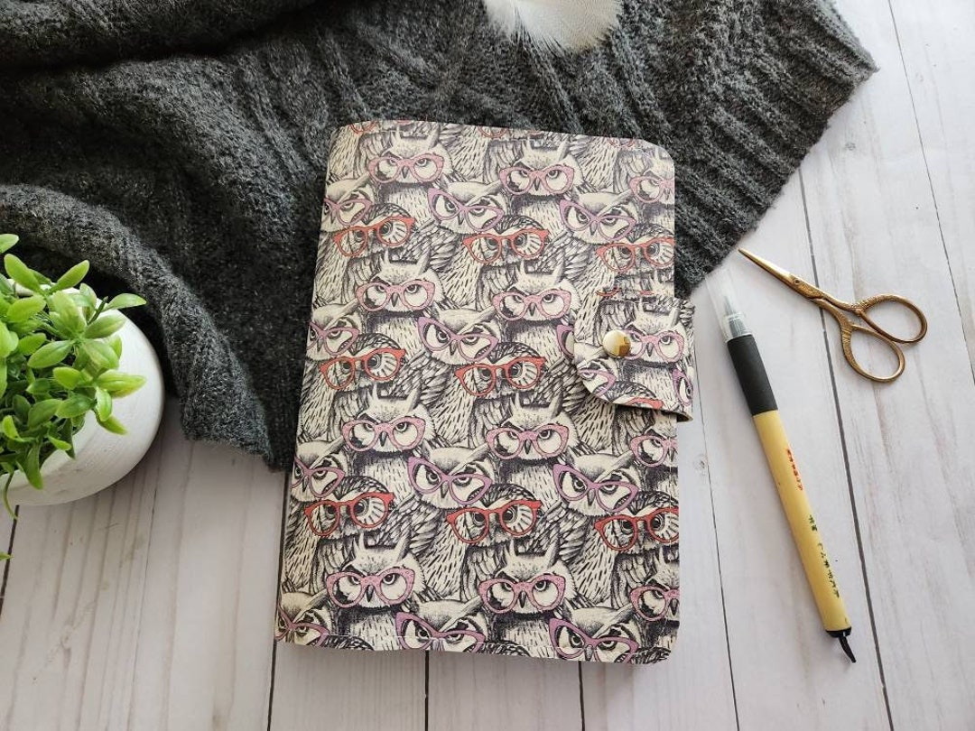 Deluxe A5 Planner Cover, A5 Journal Cover, Owl Cork Journal Cover ...