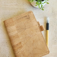 A5 Notebook Cover in Mustard Vegan Dry Oilskin Organic Cotton - Etsy UK