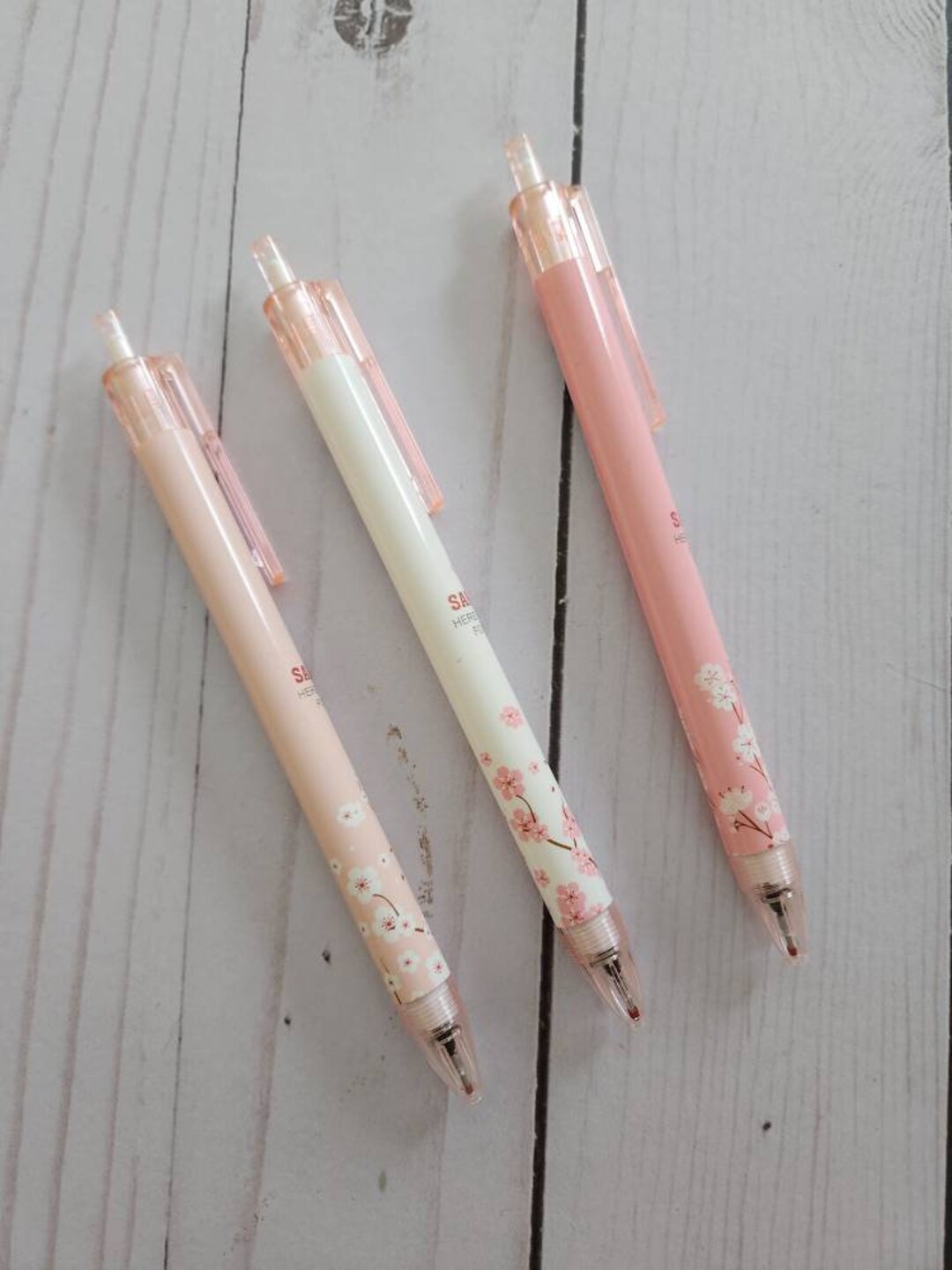 1 Pink Princess Sakura Press Gel Pen Rollerball Pen Writing Stationery ...