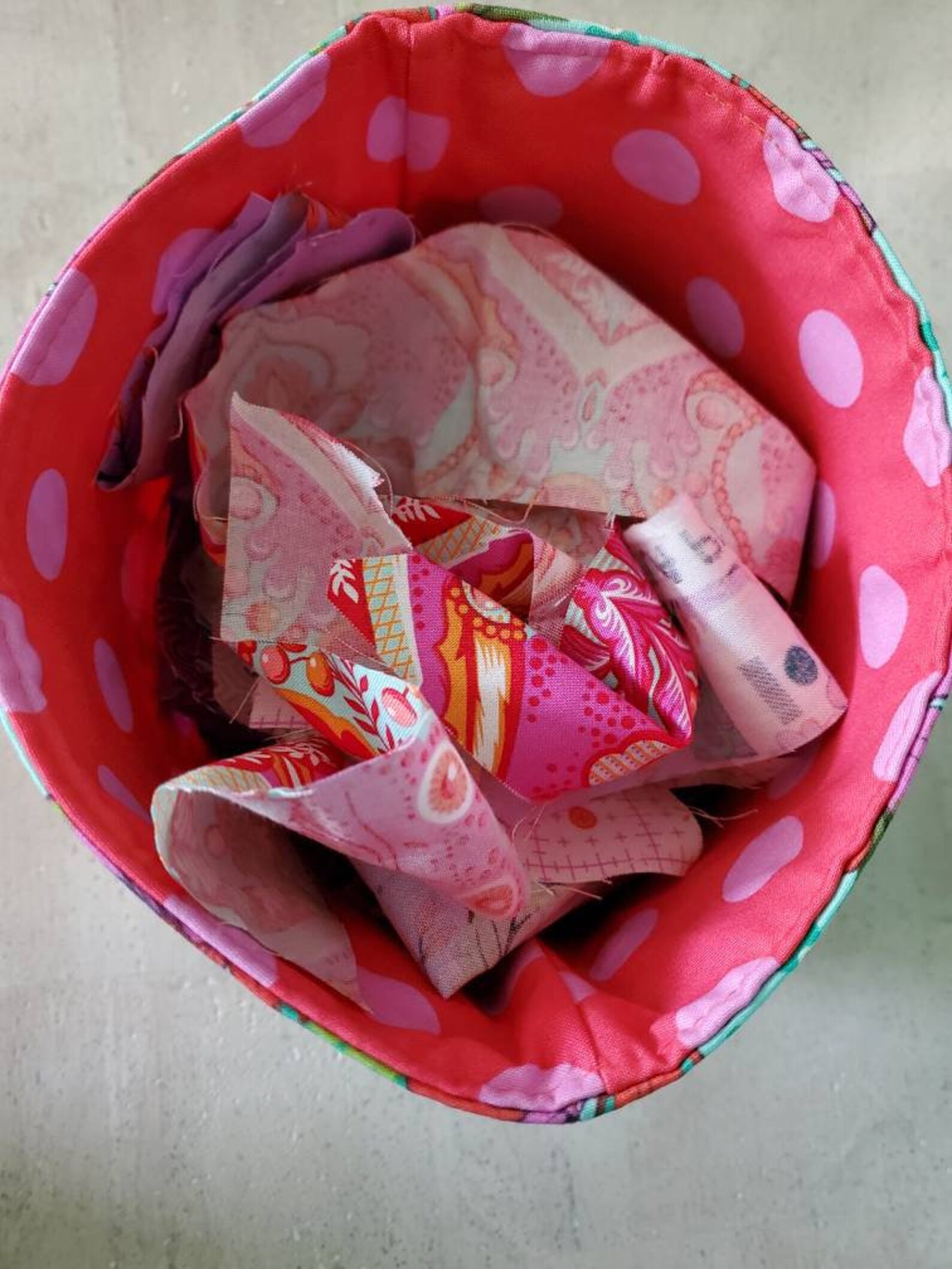 Sewing Room Organizer Sewing Basket Tula Pink Basket Cork - Etsy