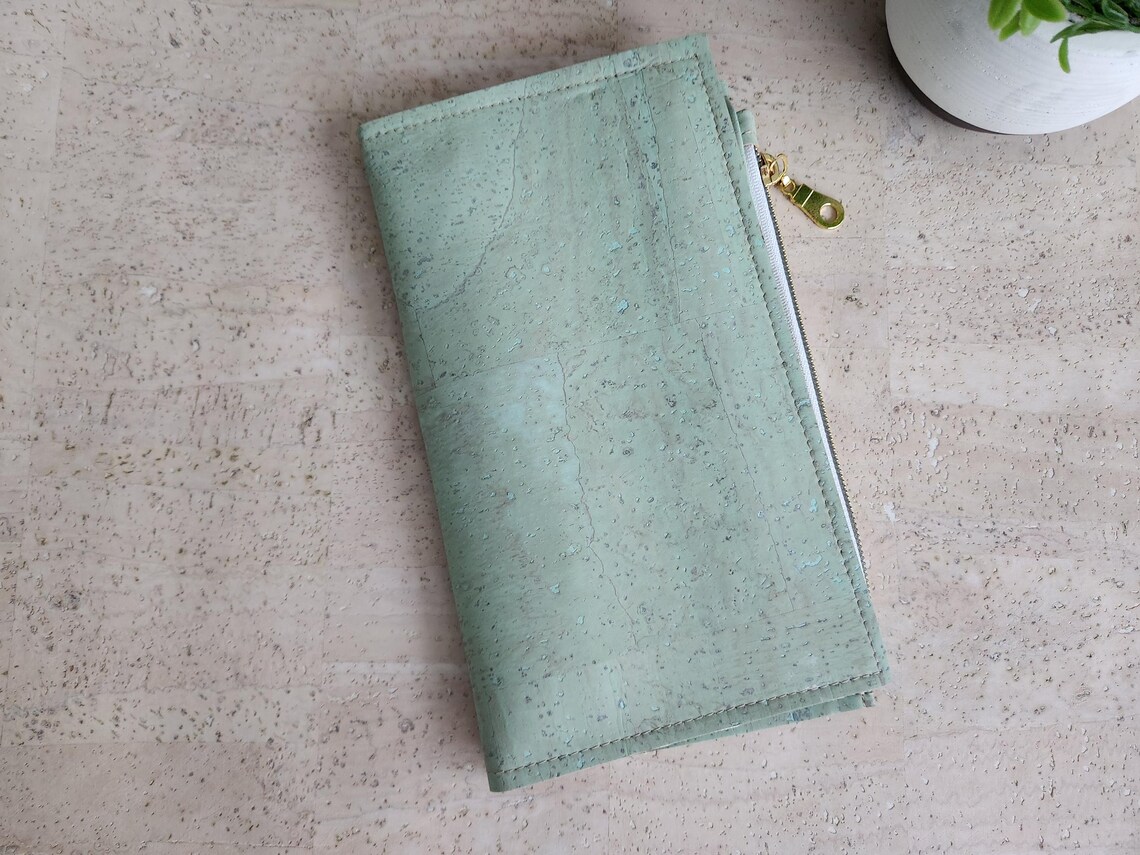 Cork Wallet Insert for Travel Notebook, Vegan Accessories, Sister Gift ...