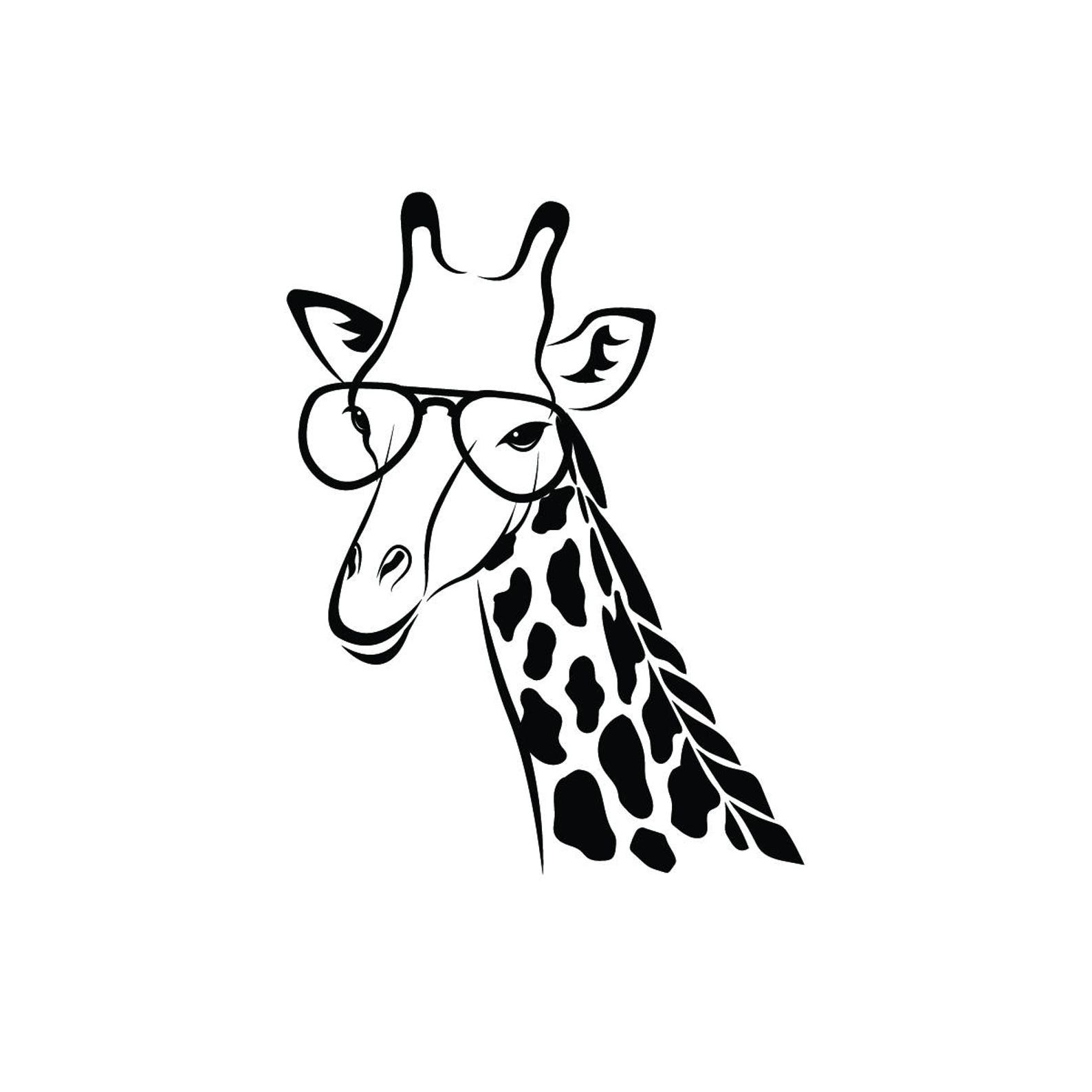 Giraffe Decal Etsy