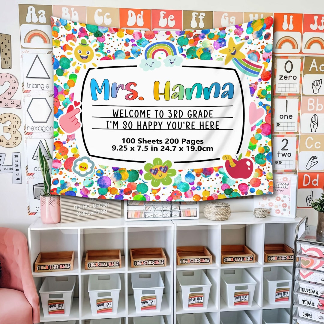 Classroom Decor, Classroom Gift for Teacher, Custom Teacher Classroom ...