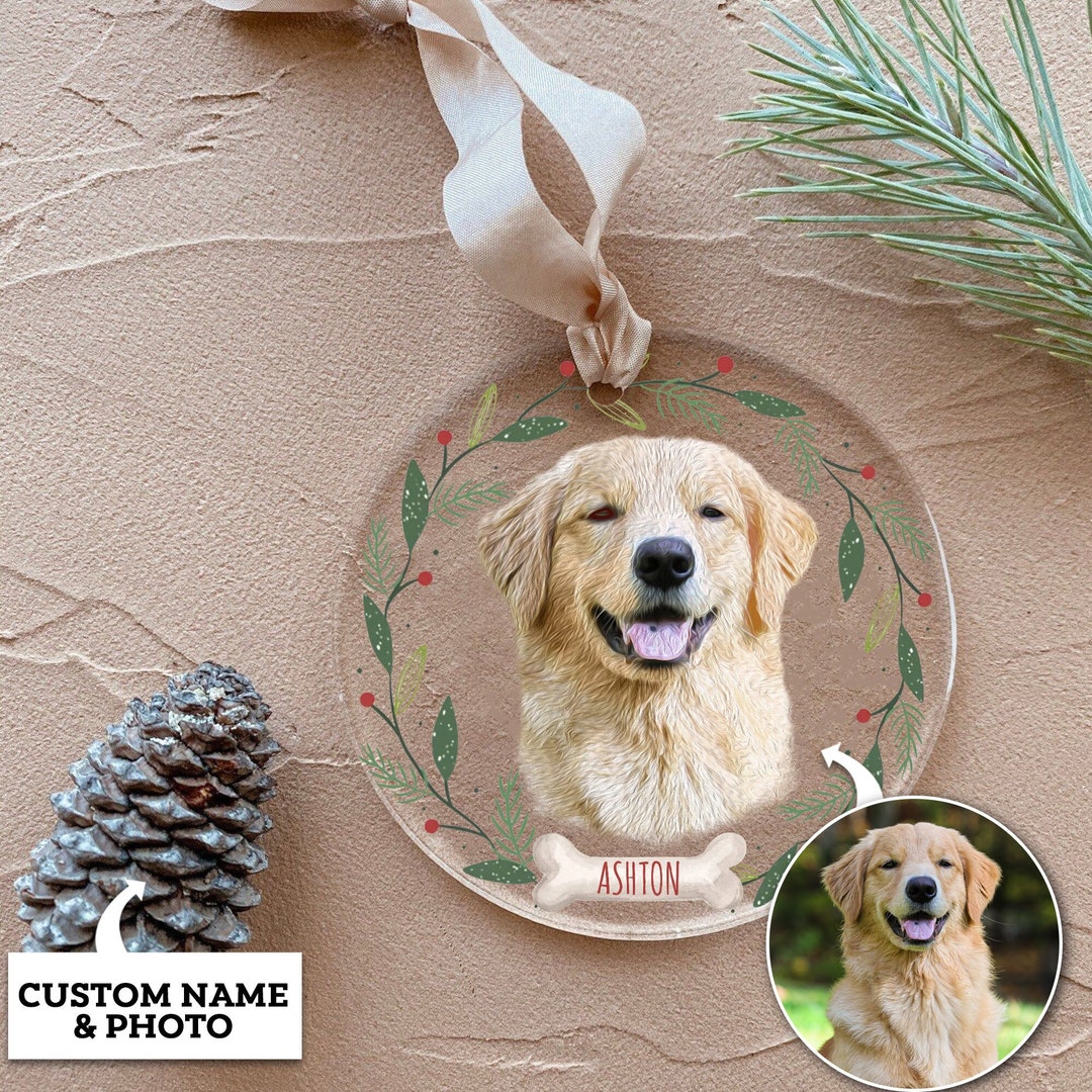 Personalized Dog Ornament Custom Pet Christmas Ornament - Etsy