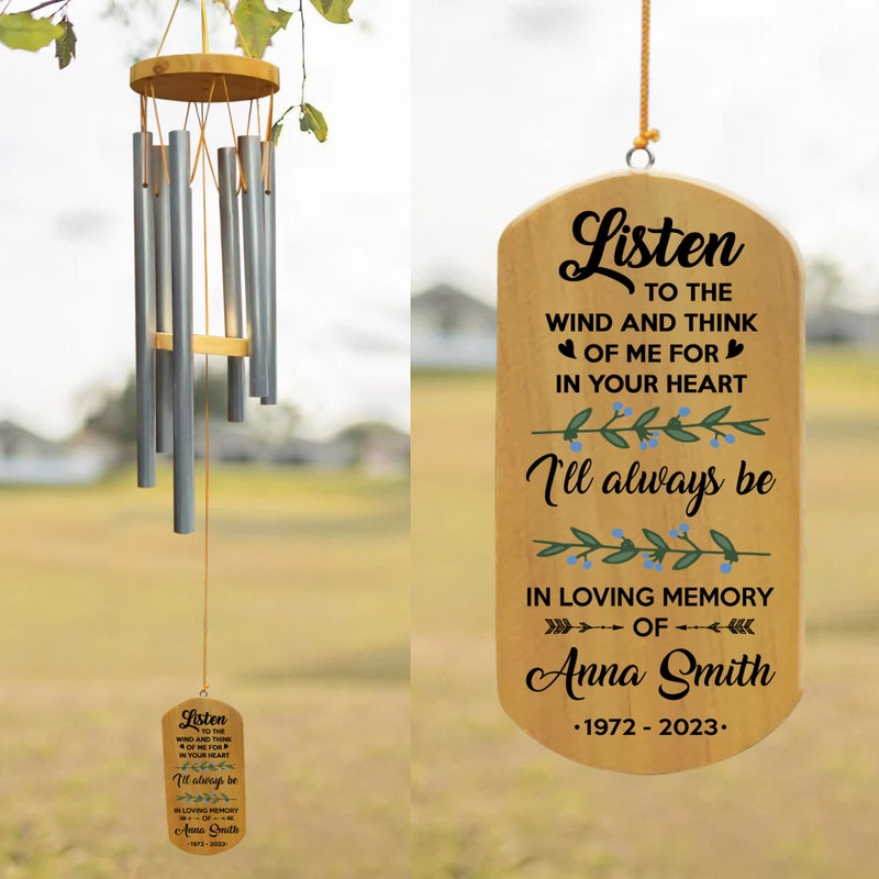 Memorial Wind Chimes - Etsy