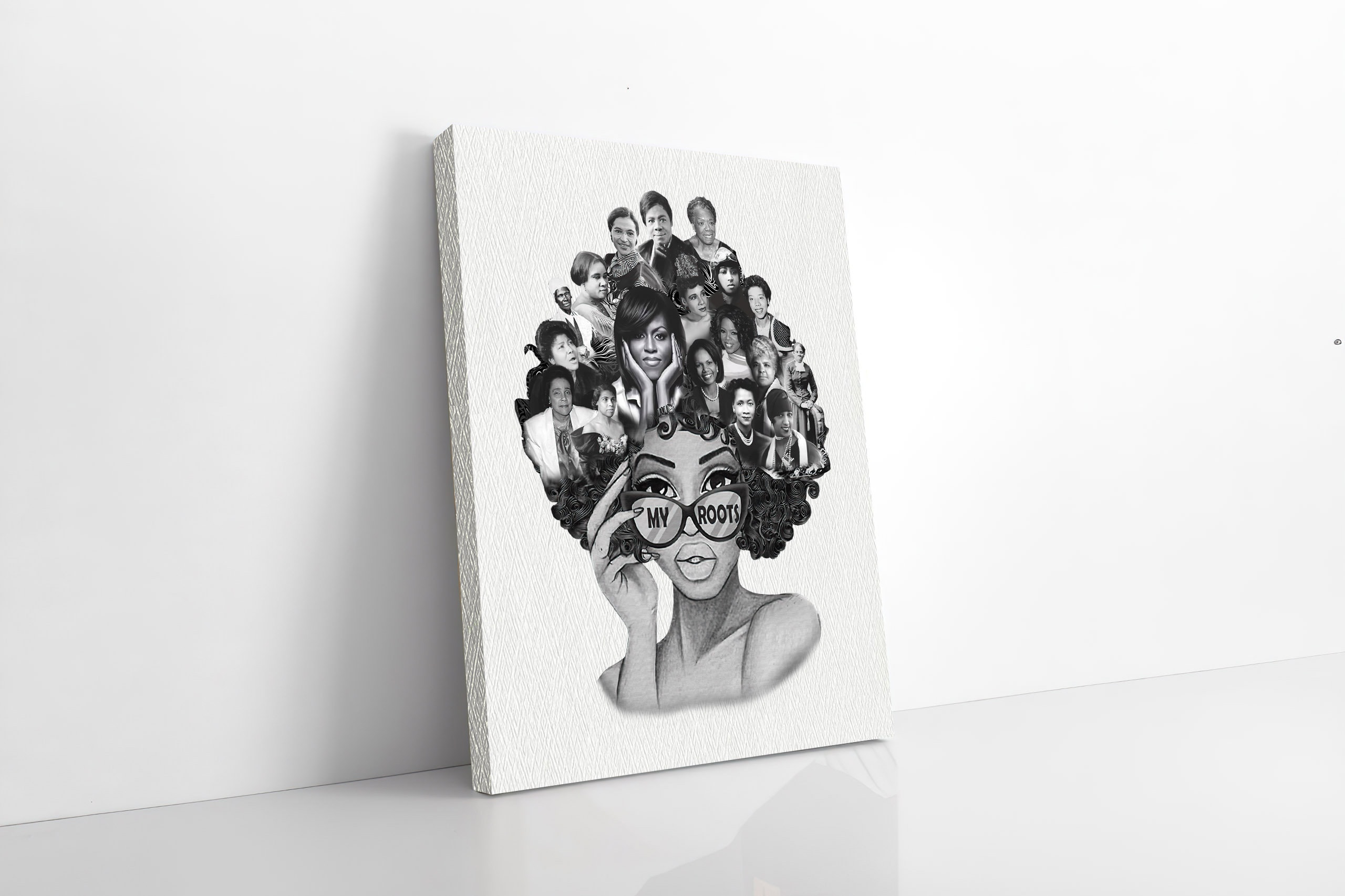 My Roots Black History Canvas Poster Black Ancestors Proud - Etsy