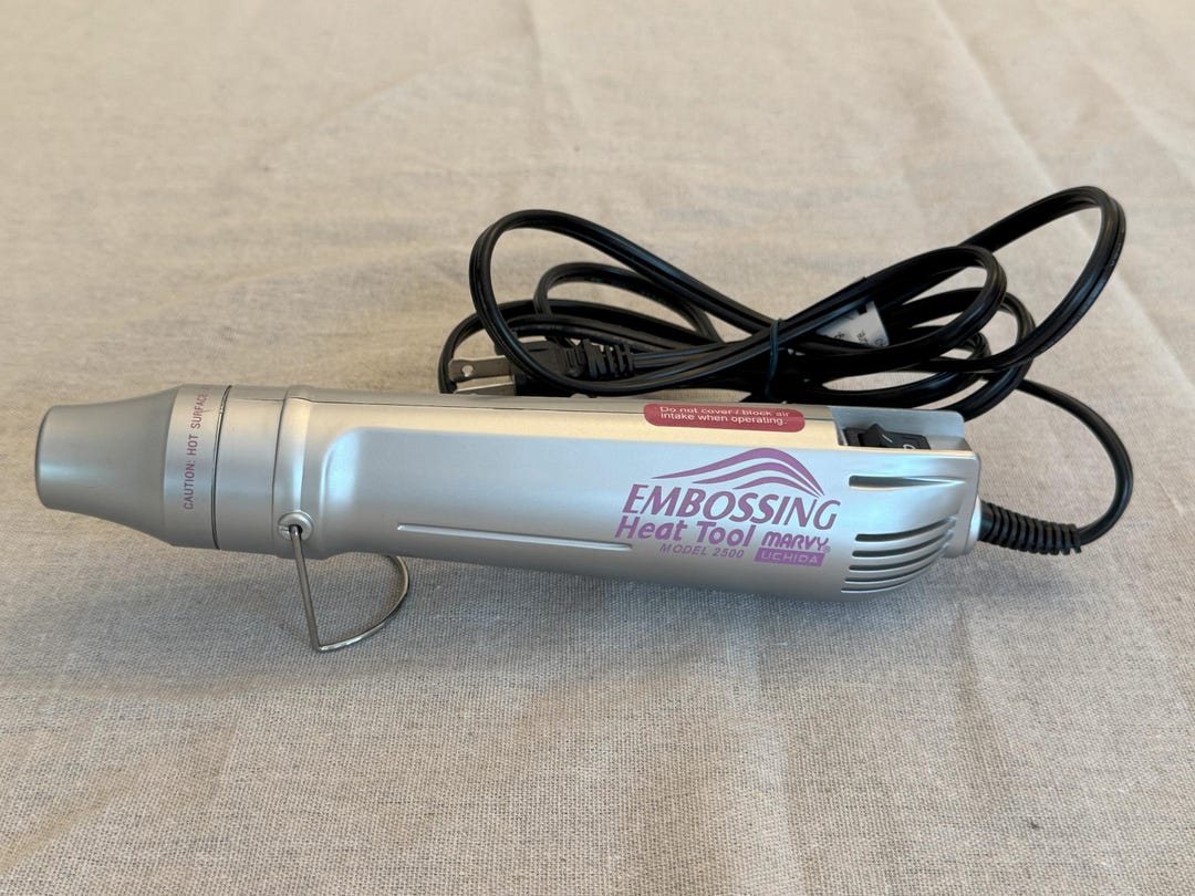 Marvy Uchida Embossing Heat Tool - Card Making, Paper Crafting - Etsy