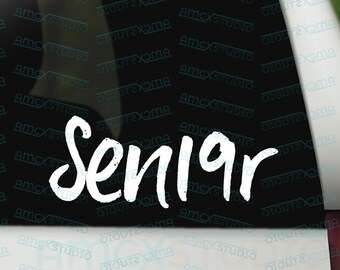 Senior car decal | Etsy
