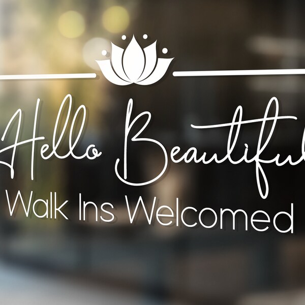 Walk in Welcome Sign - Etsy