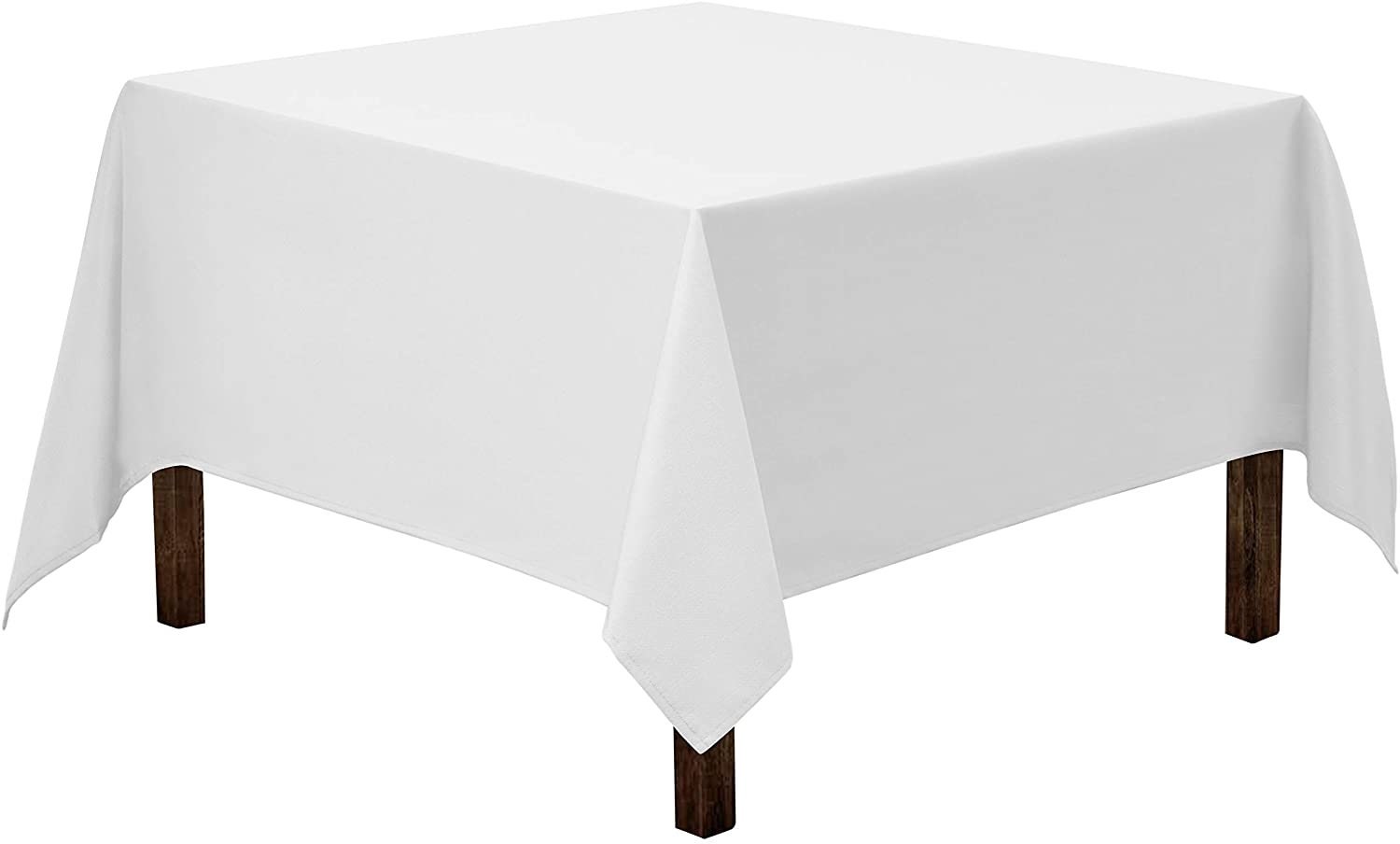 Polyester Square Tablecloth 52 X 52'' or 62 X 62'' for Square or Round ...