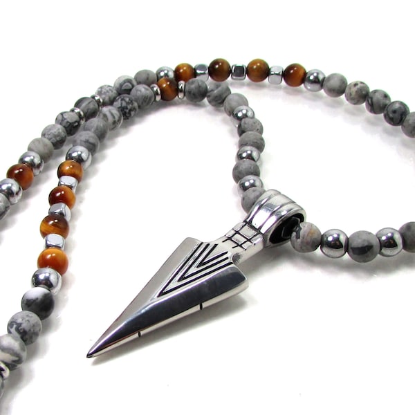 Arrowhead Necklace - Etsy