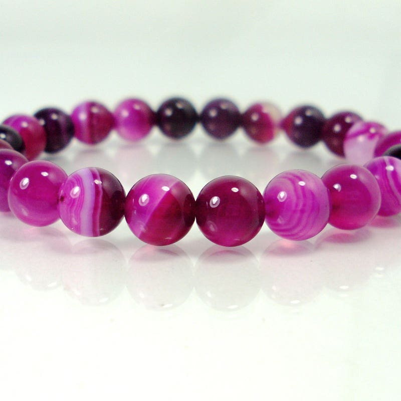 Agate Bracelet - Etsy