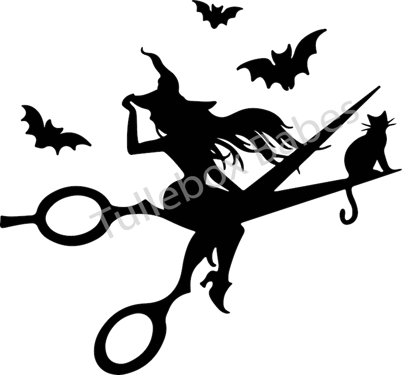 Witch Scissors SVG - Etsy