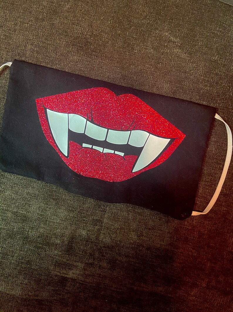 Vampire Mask Lips SVG - Etsy