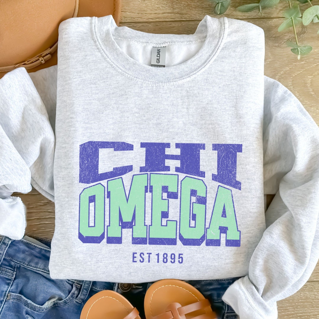 Chi Omega Sweatshirt Sorority Sweatshirt Chi Omega Sorority Apparel ...