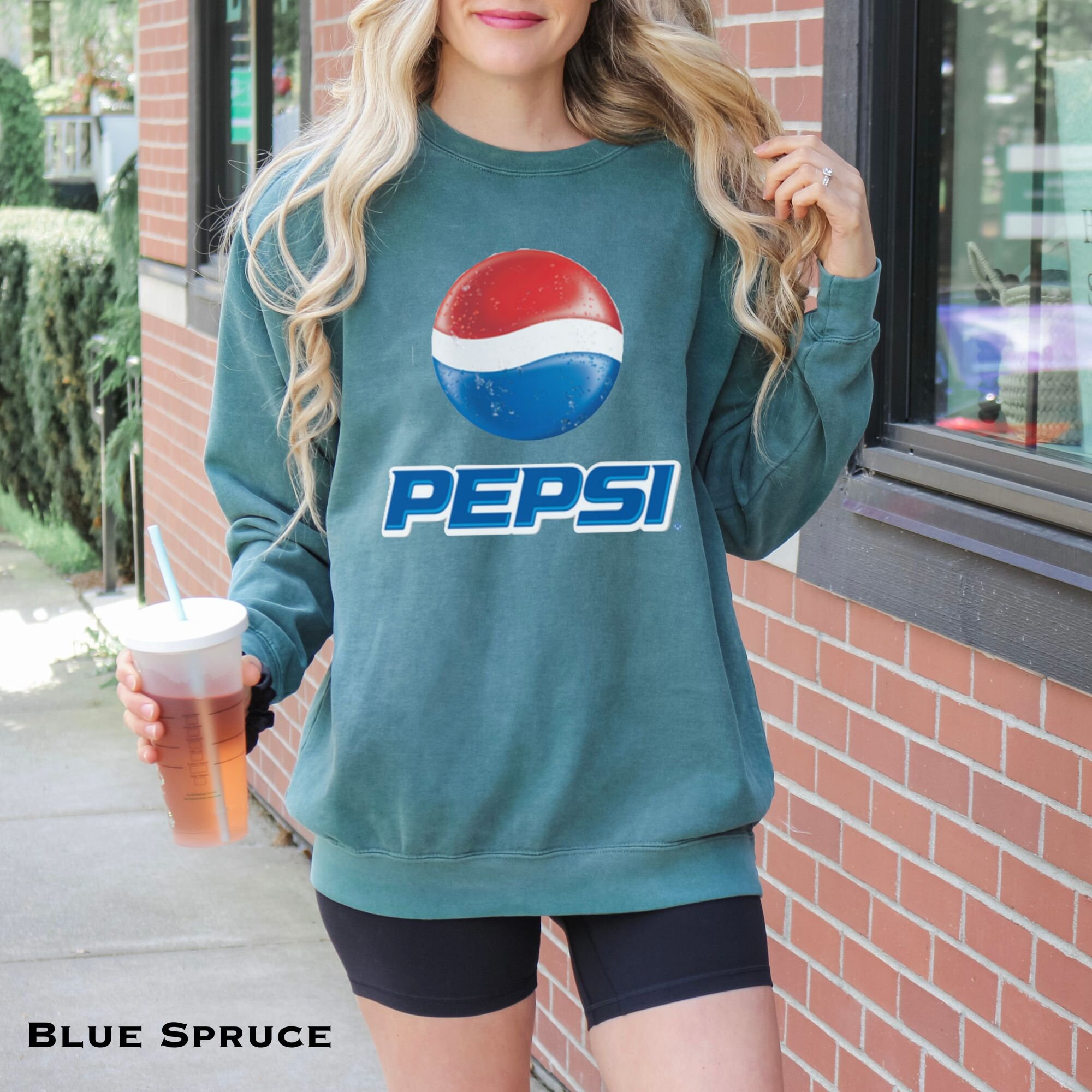Vintage Pepsi Sweatshirt Perfect Soda Lover Gift Idea Classic Soda ...