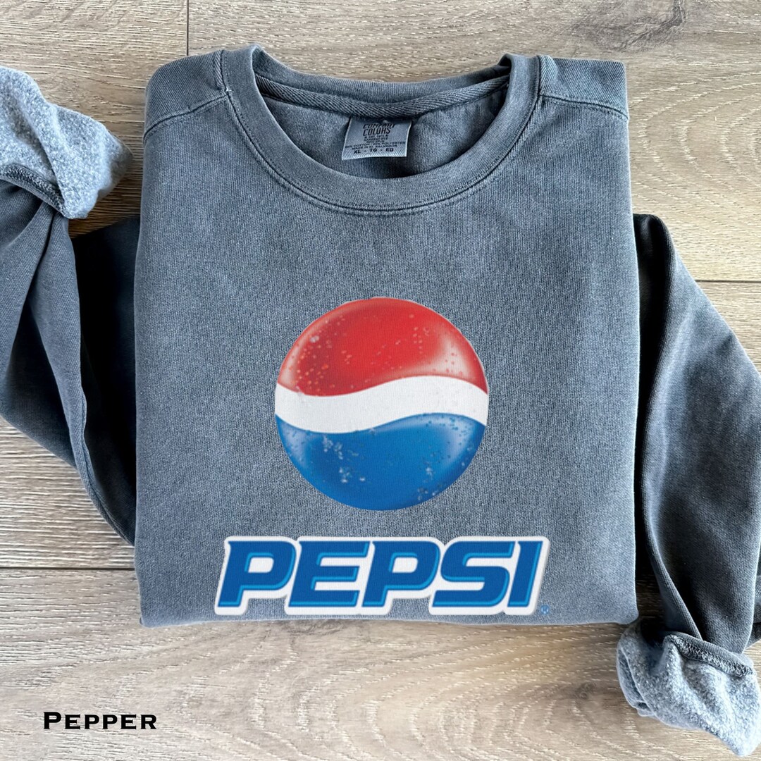 Vintage Pepsi Sweatshirt Perfect Soda Lover Gift Idea Classic Soda ...