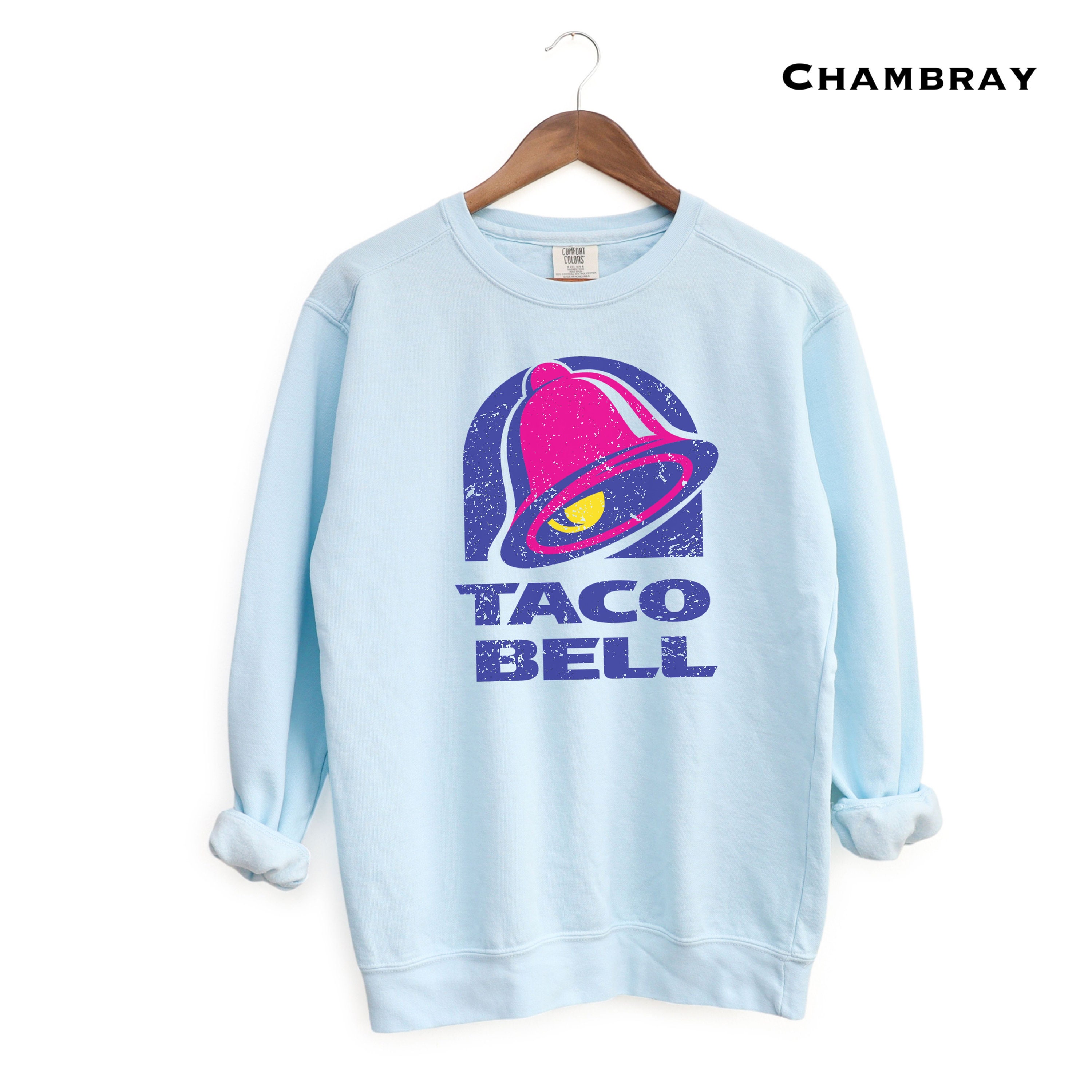 Classic Vintage Taco Bell Sweatshirt Perfect Taco Lover Gift Idea ...