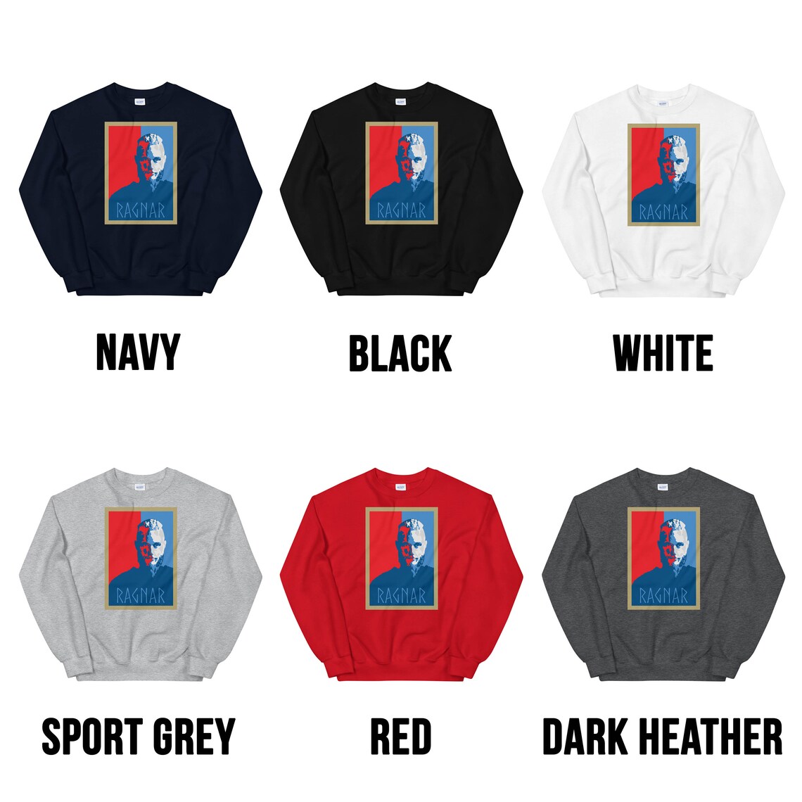 Ragnar Lothbrok Hoodie and Sweatshirt - King Ragnar Hooded Sweatshirt ...