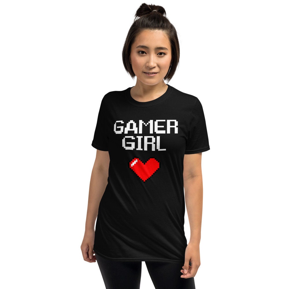 Gamer Girl T-shirt - Gaming Shirt - Tee for Gamers - Gamer Apparel ...