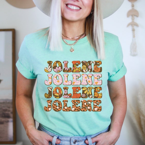 Jolene Jolene Jolene Jolene Dolly Country Boho Graphic Tee - Etsy