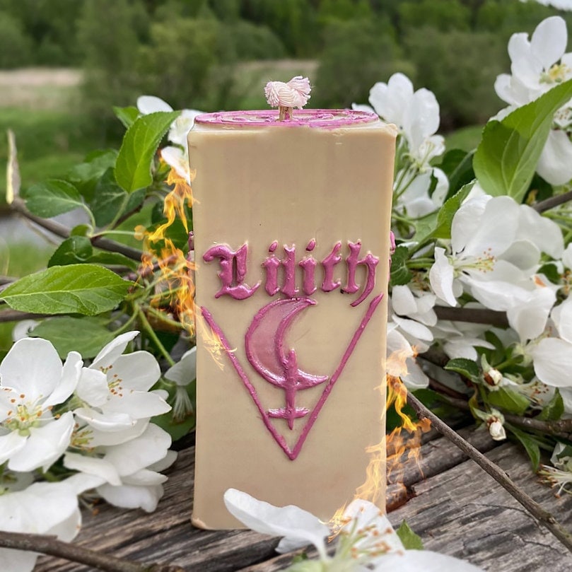 Lilith Candle. Lilith sigill candle | Etsy