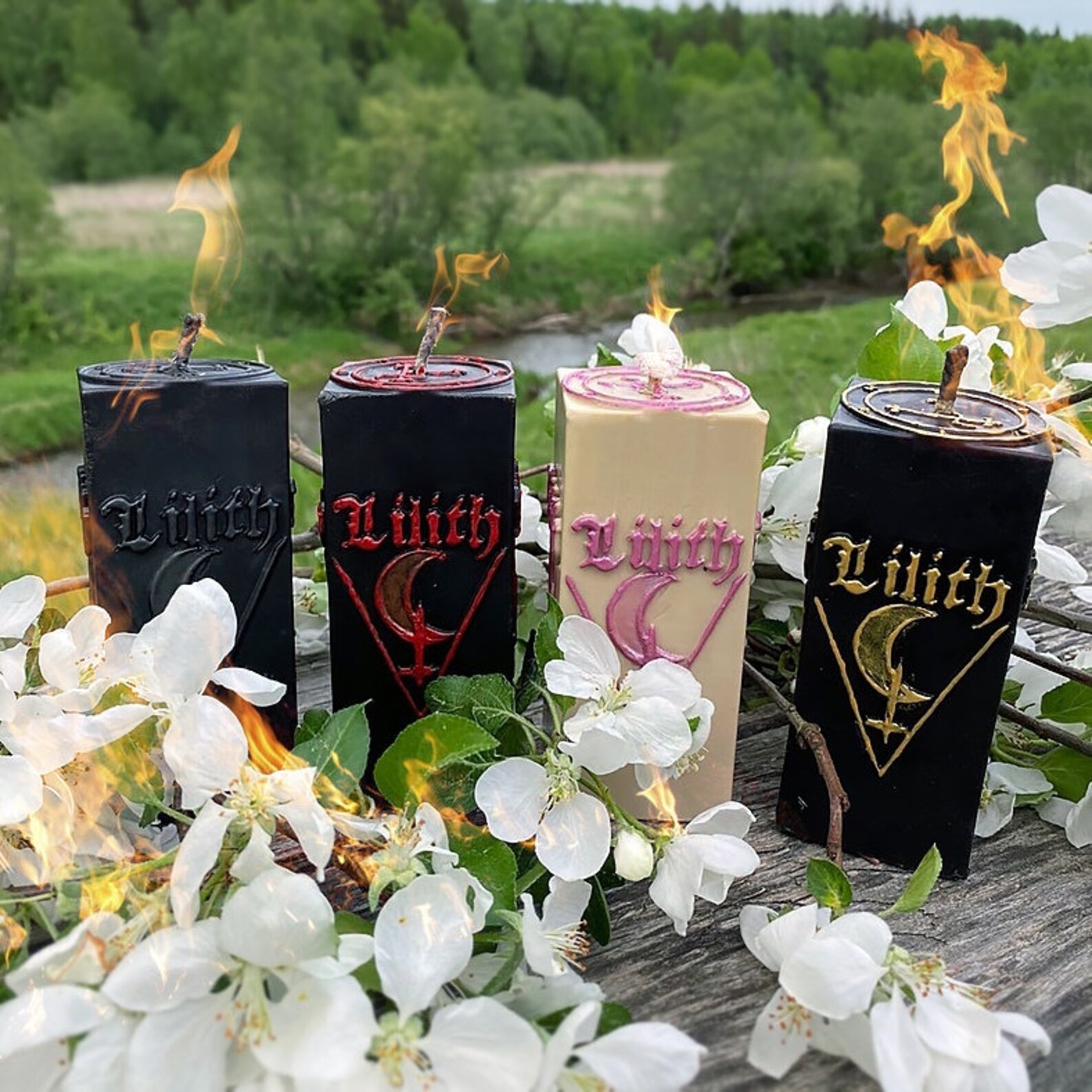 Lilith Candle. Lilith sigill candle | Etsy
