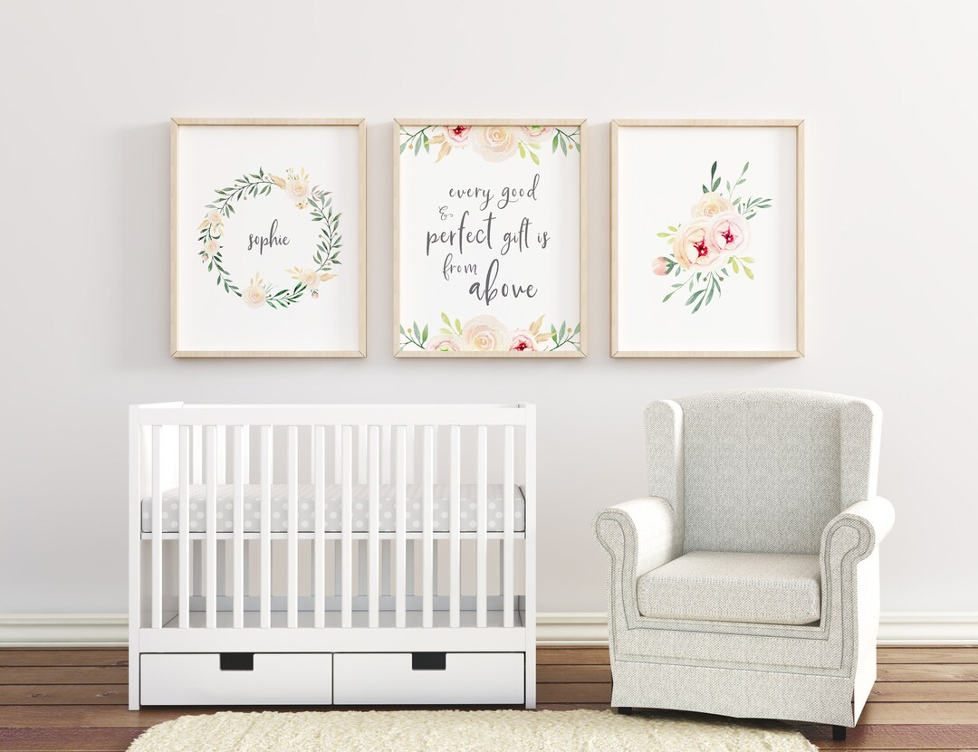 Yellow Nursery Print Set 1 - Etsy