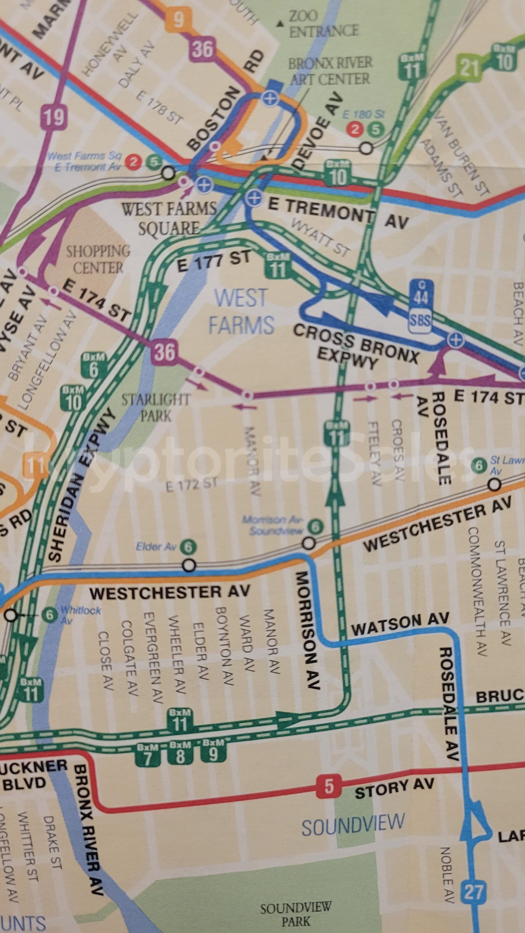 Mta Bronx Bus Map Nyc