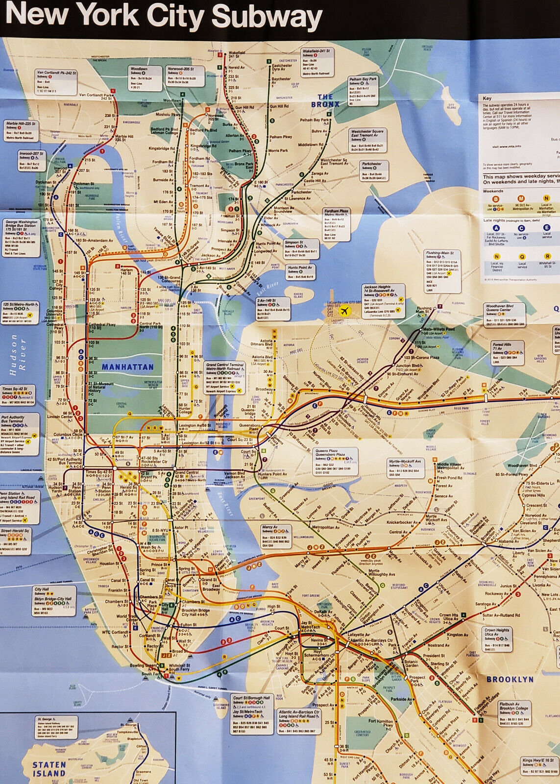 New York City Train Map - United States Map