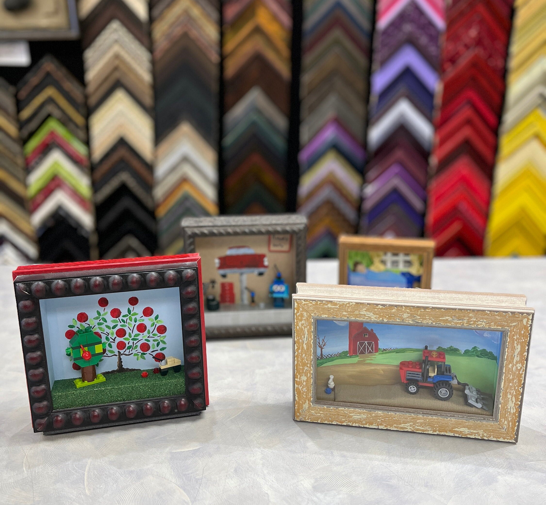 Lego Miniature 3D Diorama Lego Apple Orchard Lego Apple - Etsy