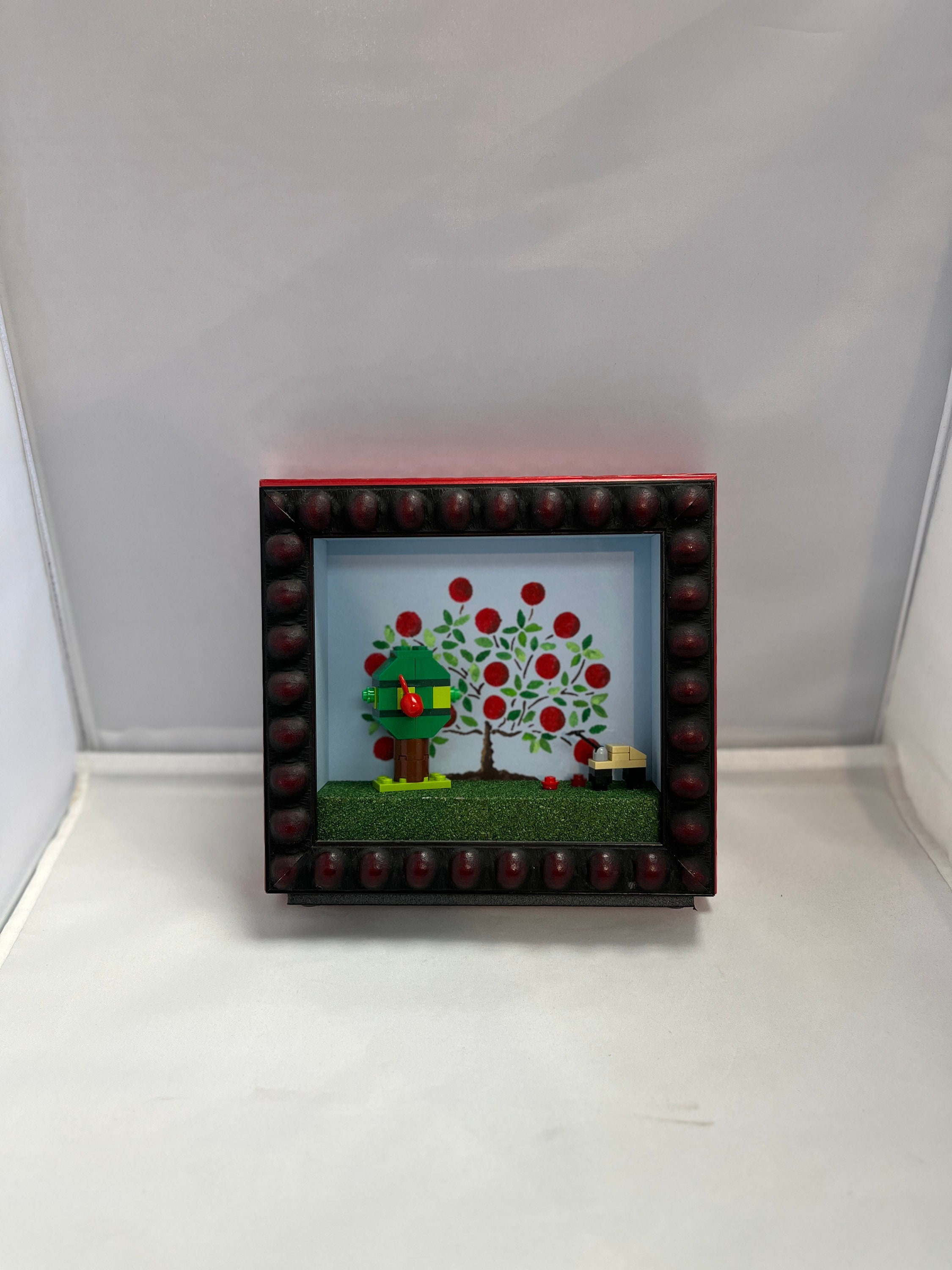 Lego Miniature 3D Diorama Lego Apple Orchard Lego Apple - Etsy