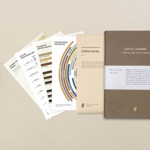 The Coffee Journal: A Templated Coffee Tasting Notebook, Coffee Log ...