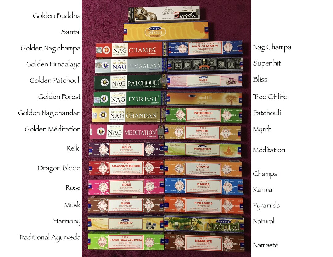 'satya Sai Baba' Incense, the Whole Range of the Famous Indian Incense ...