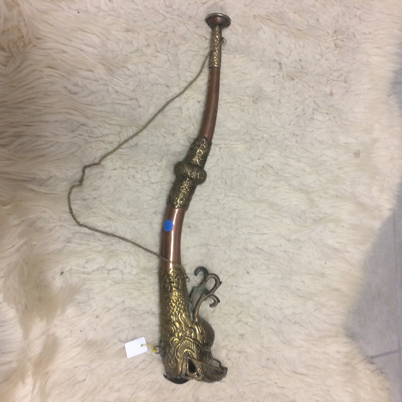 Authentic and Ancient Tibetan Horn Tibetan Ritual Instrument | Etsy UK