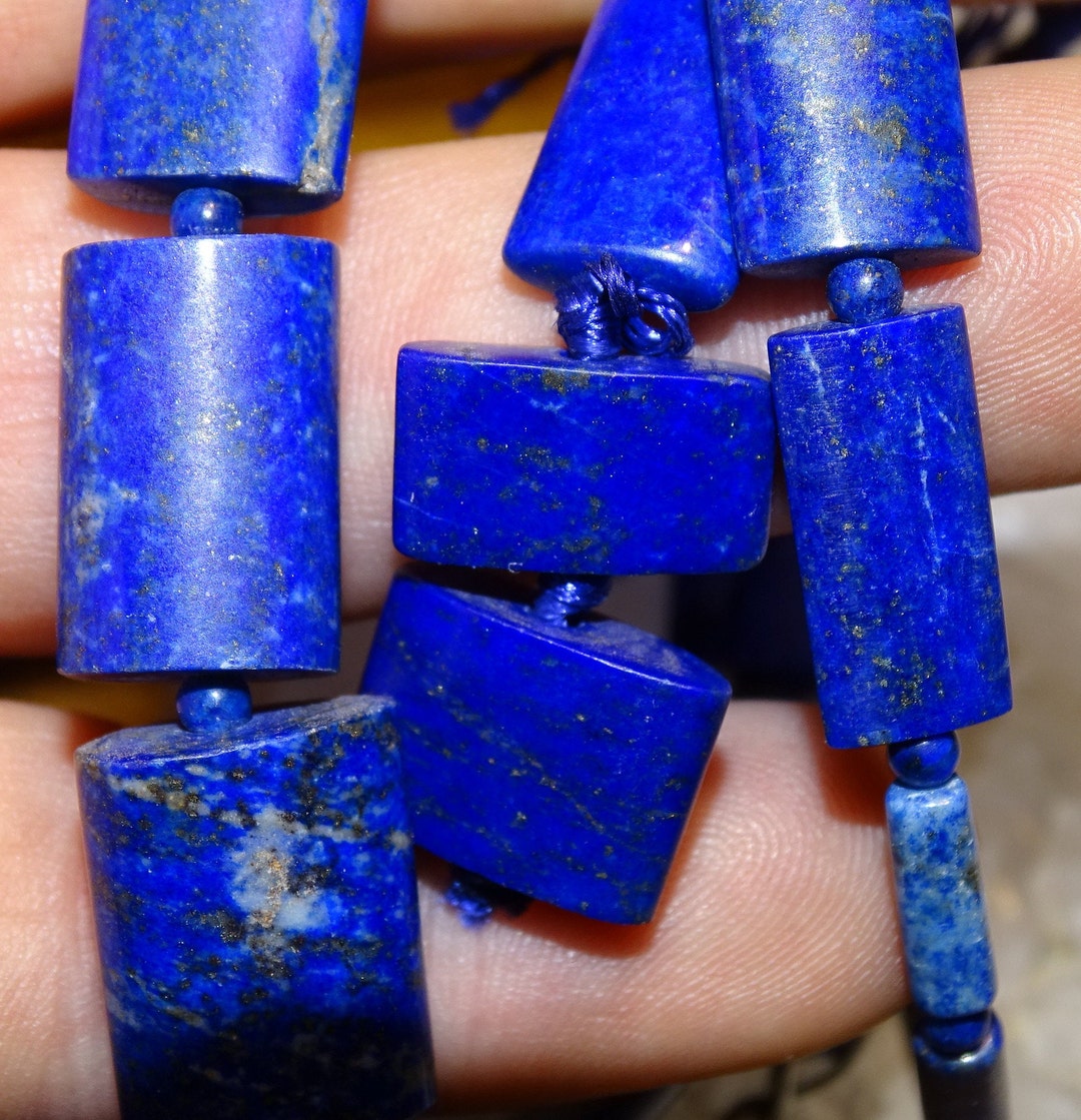 Lapis Lazuli Rectangular Beads in Fall / Descent 30mm X 17 X - Etsy