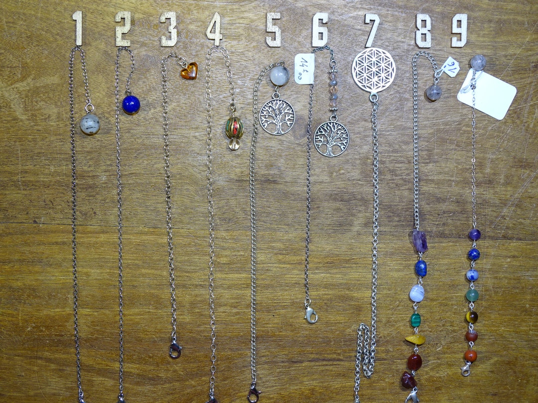 Pendulum Chains Created by Gem and Zen, 9 Models to Choose From, 7 ...