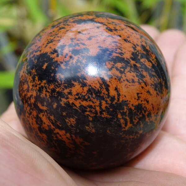 Obsidian Sphere - Etsy