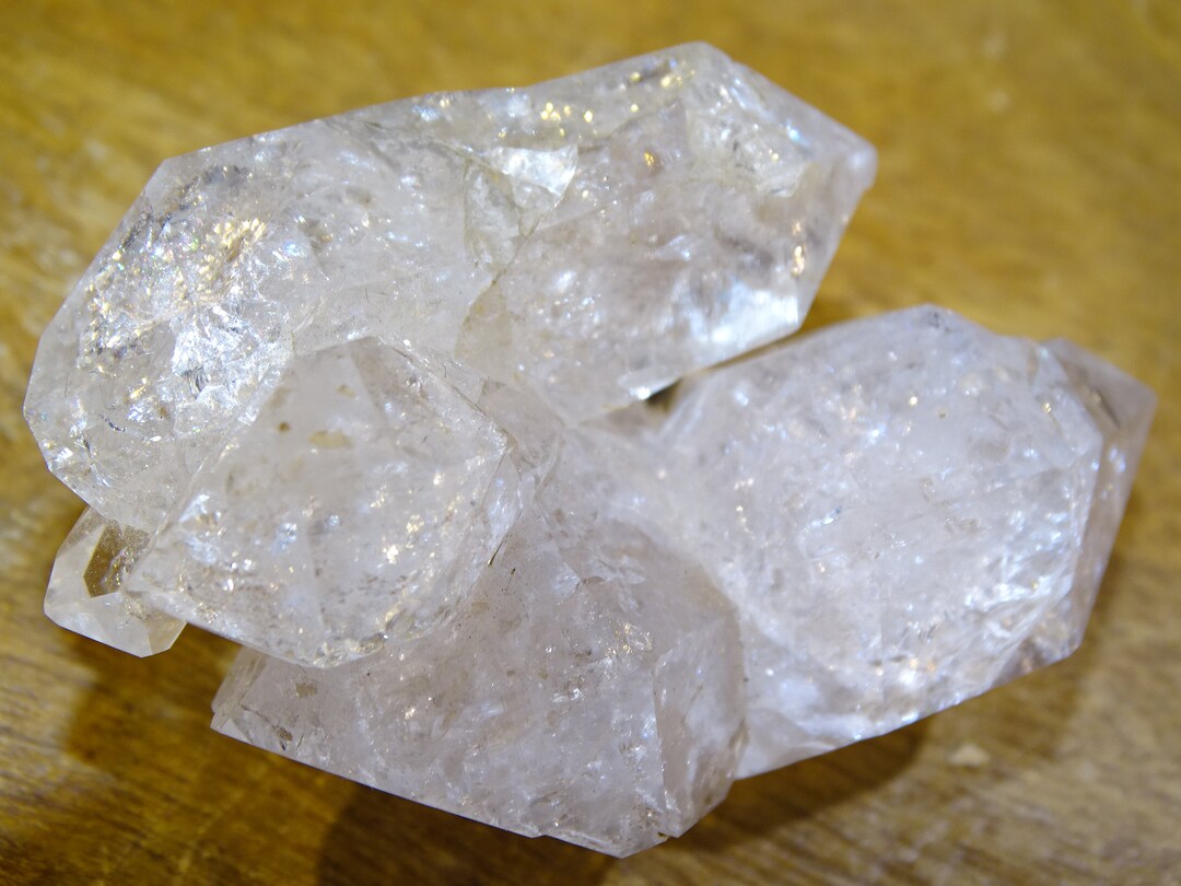 Macle de quartz/ cristal de roche bi determiné magnifique & - Etsy France