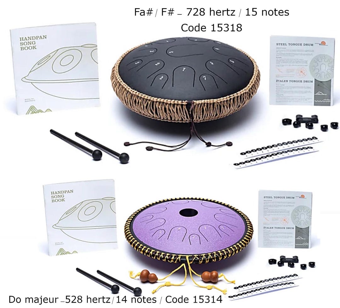 Handpan/ Hang Pan/ Hluru, 2 Models to Choose From, 15 or 14 Notes, F or ...