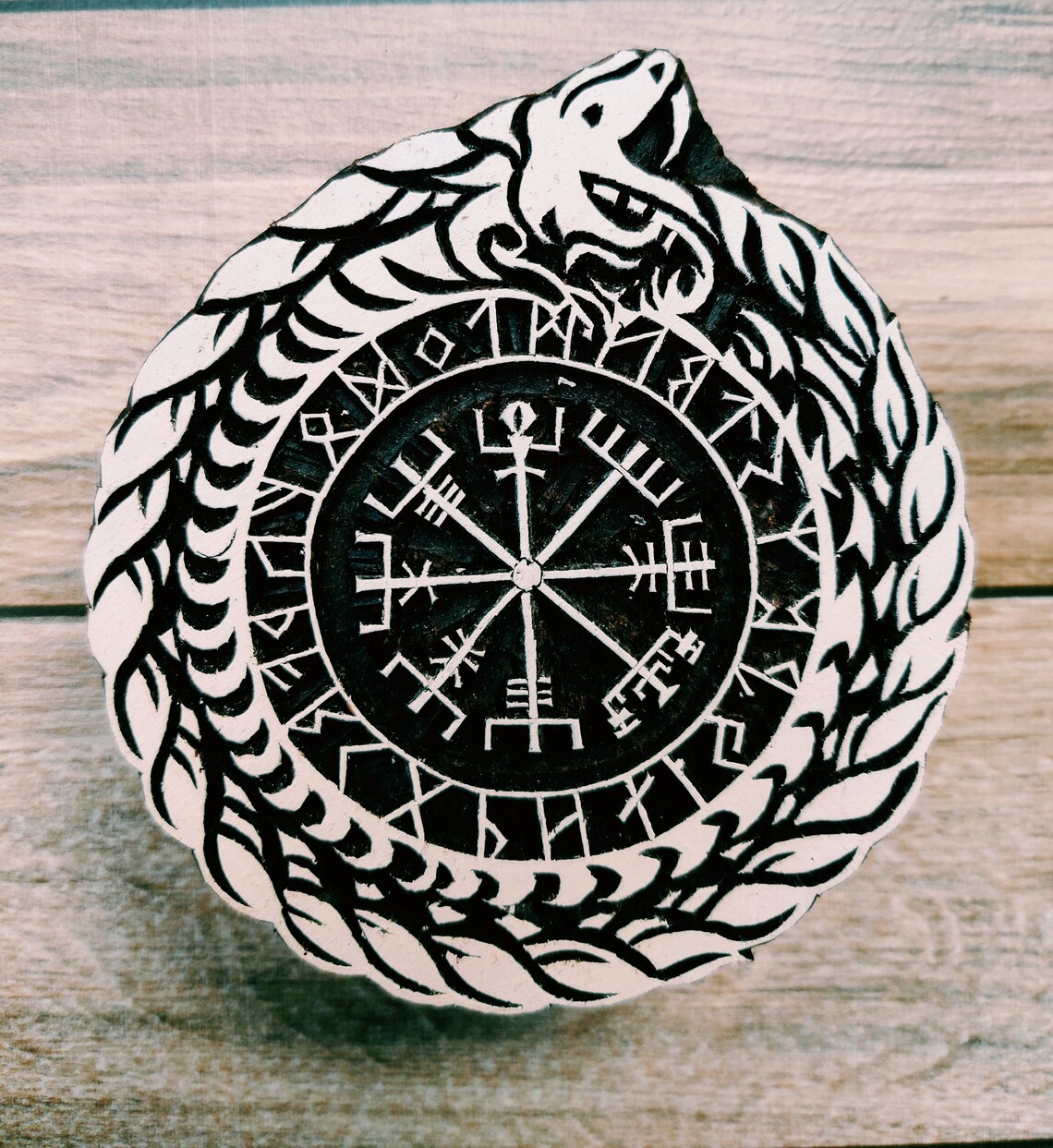 Viking Stamp Viking Rune Symbol Dragon Medieval Stamp - Etsy Australia