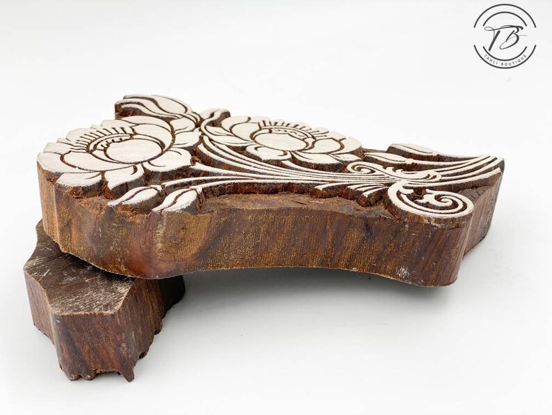 Flower Stamp Pottery Stamp Indian Stamp Wood Printing - Etsy